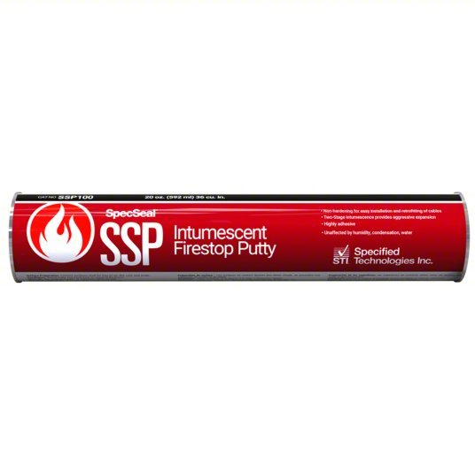 STI SSP100 Barrier Putty, 36 Cu In., Red — KVM Tools Inc.